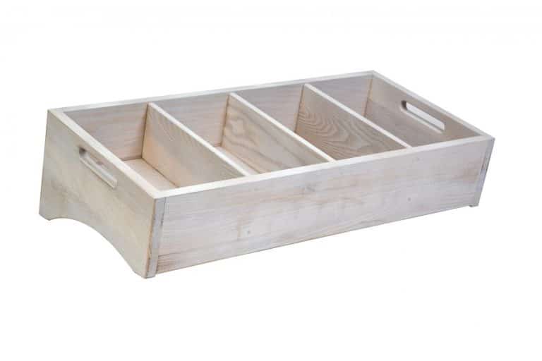 Bestickhållare, rostfritt stål, Ø97 x (h) 137mm - Gastróma