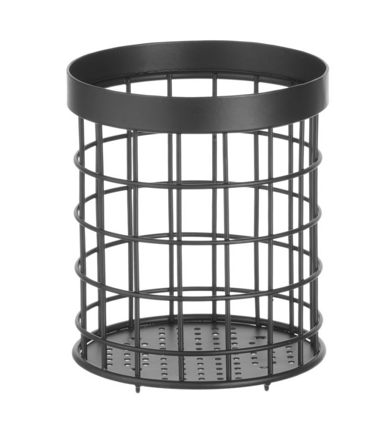 Bestickhållare, rostfritt stål, Ø97 x (h) 137mm - Gastróma